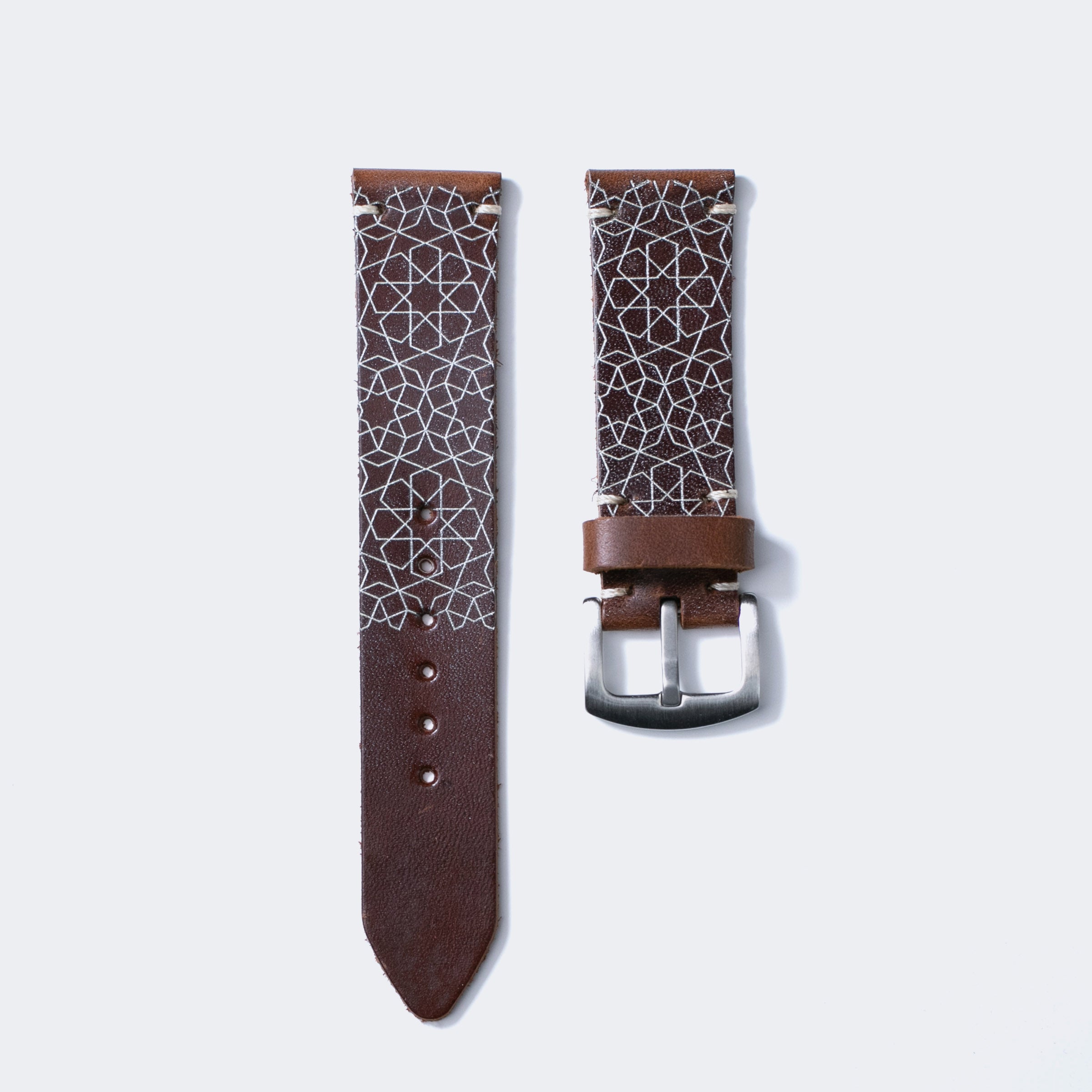 Unique Elegance: Hand-Painted Leather Watch Strap, Made to Order ...